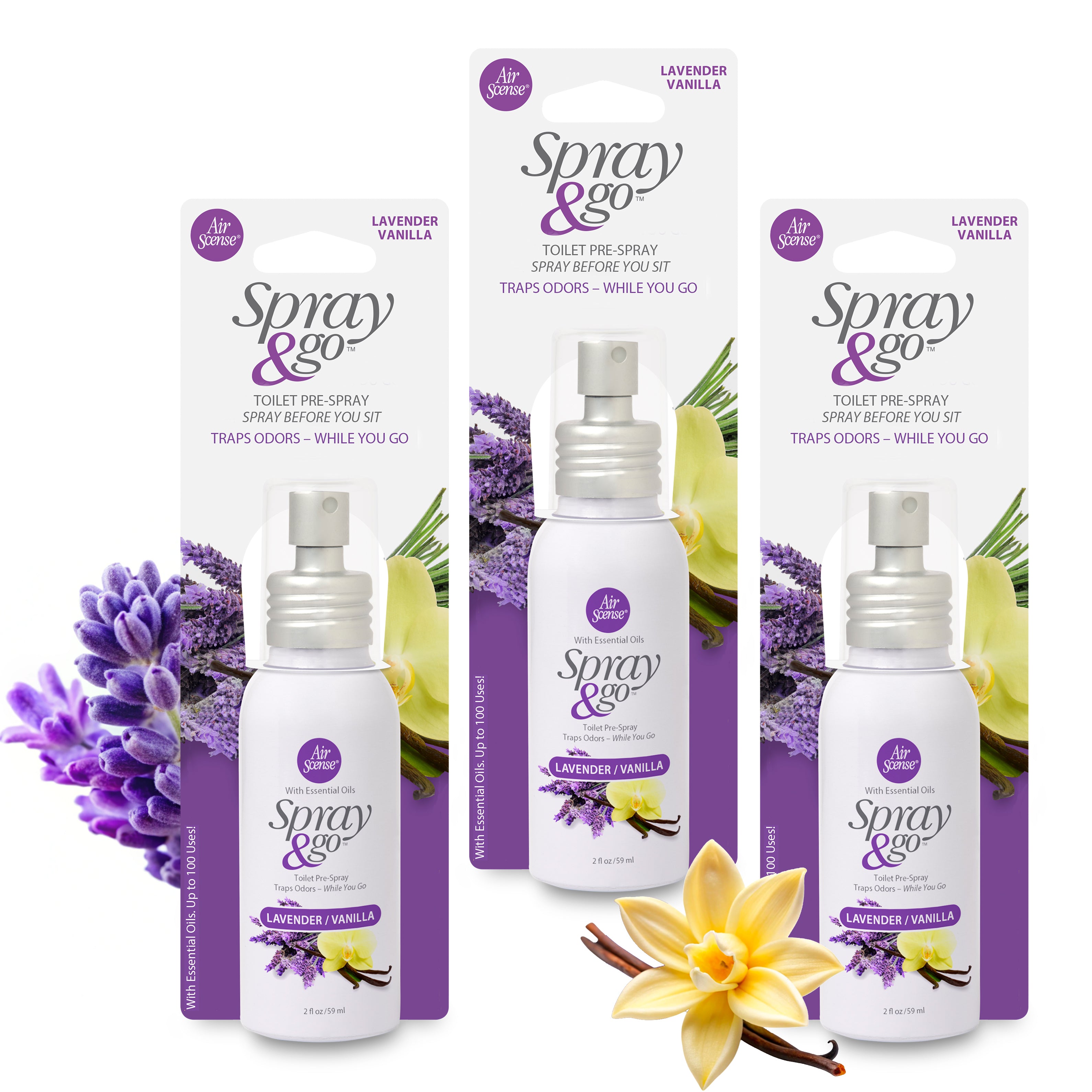 Spray & Go Lavender Vanilla | Neutralizes Odor And Promotes Relaxation ...
