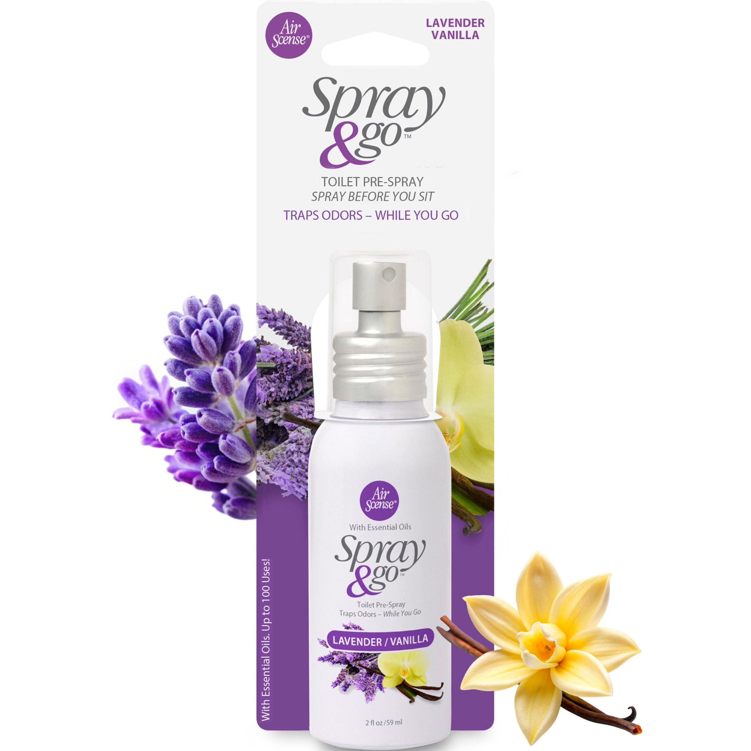 Spray & Go Lavender Vanilla | Neutralizes Odor And Promotes Relaxation ...