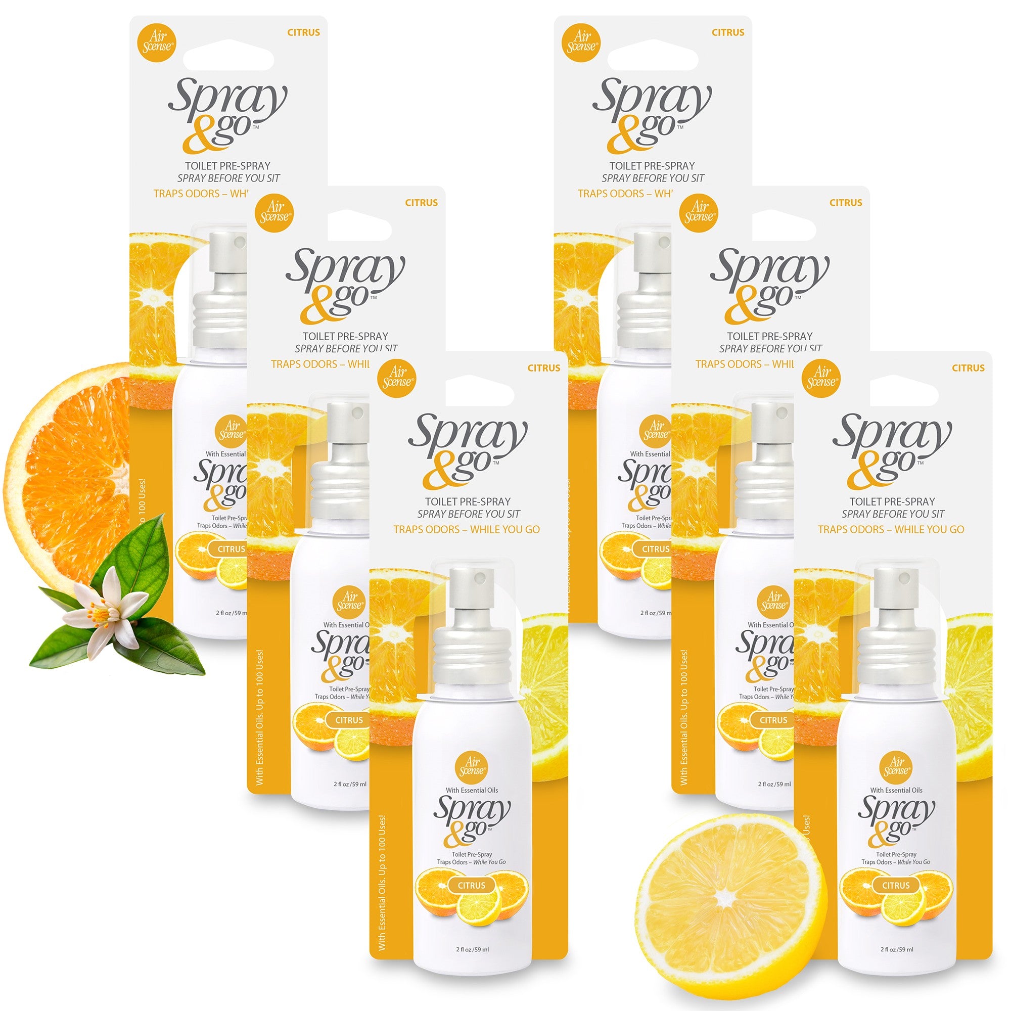 Spray & Go Citrus | The Refreshing Scent Of Uplifting Orange – Air Scense